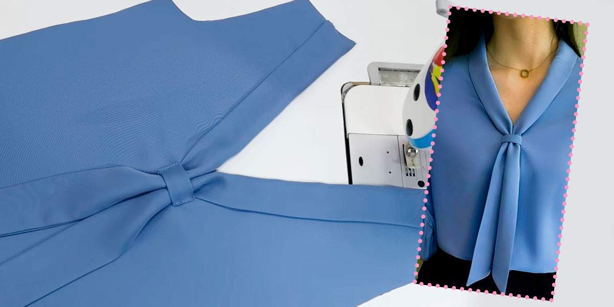 Mira esta técnica para hacer cuello de blusa